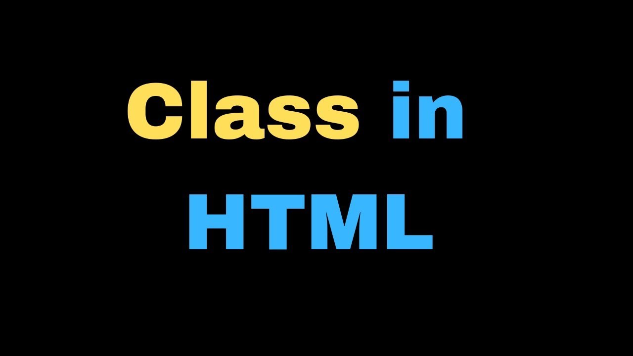 How to use class in html and css - The Coding Bus