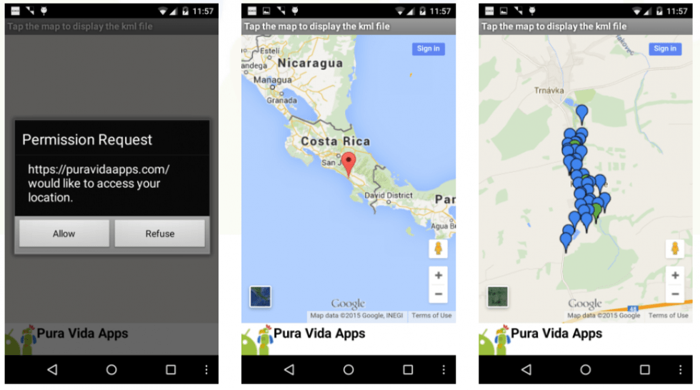 How to use App Inventor together with the Google Maps JavaScript API to ...